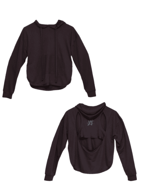 YF Active Open Back Hoodie | Yes.Fit